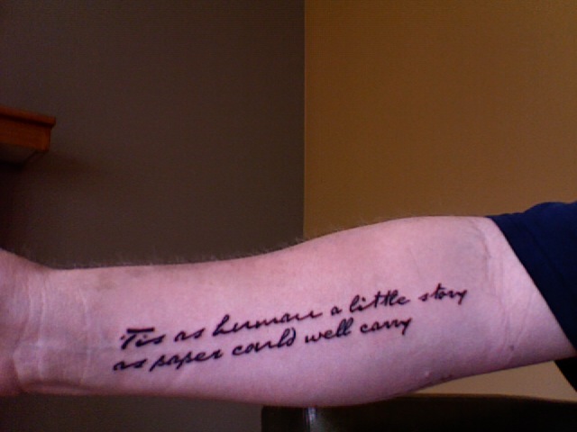 Handwritten Tattoos Drodd Handwritten Tattoos Drodd
