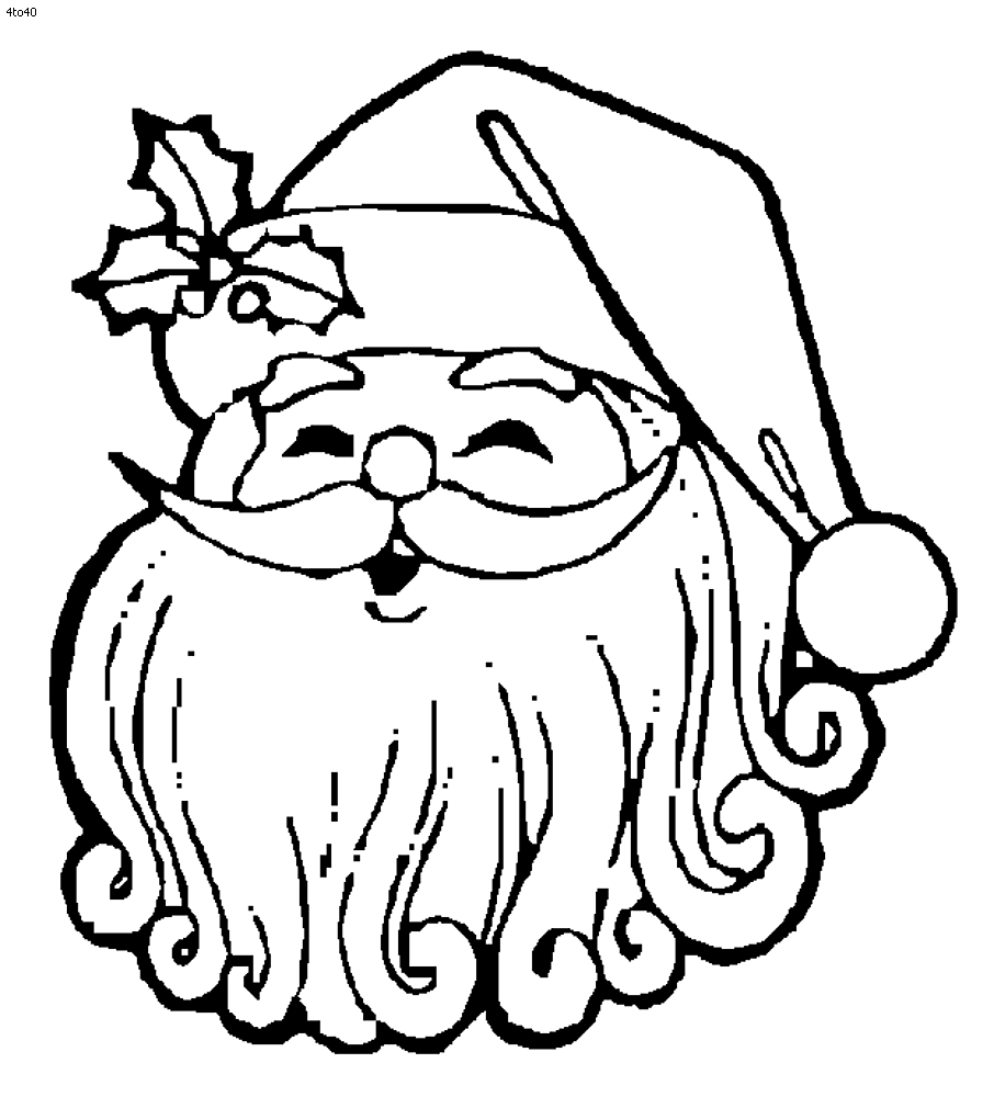 Santa Coloring Pages 2018- Z31 Coloring Page